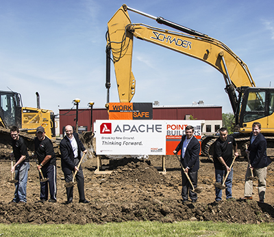 Apache - Groundbreaking for Apache's Cedar Rapids Expansion